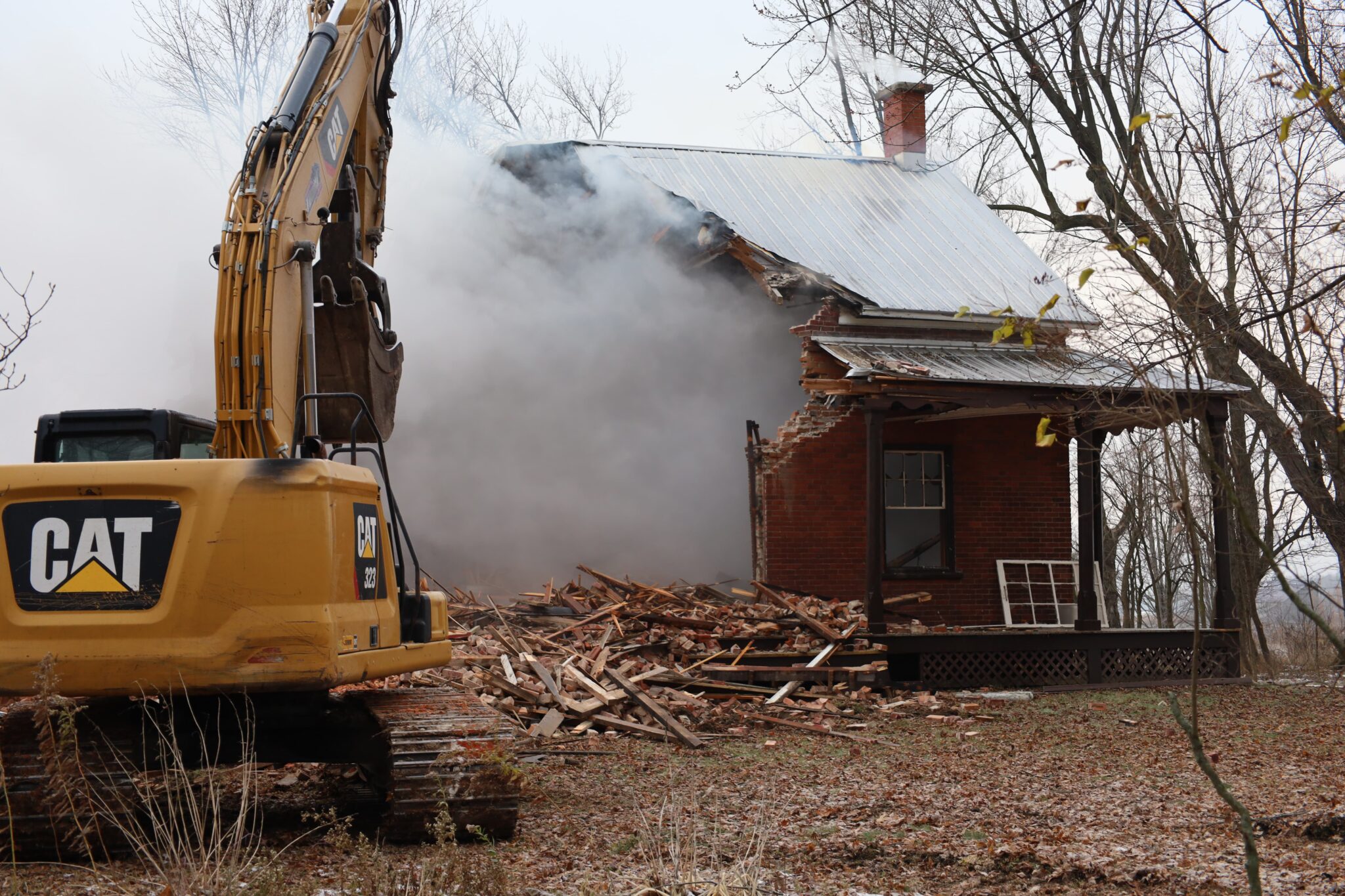 Ormstown: le feu détruit une maison inhabitée - Journal Le Saint-François